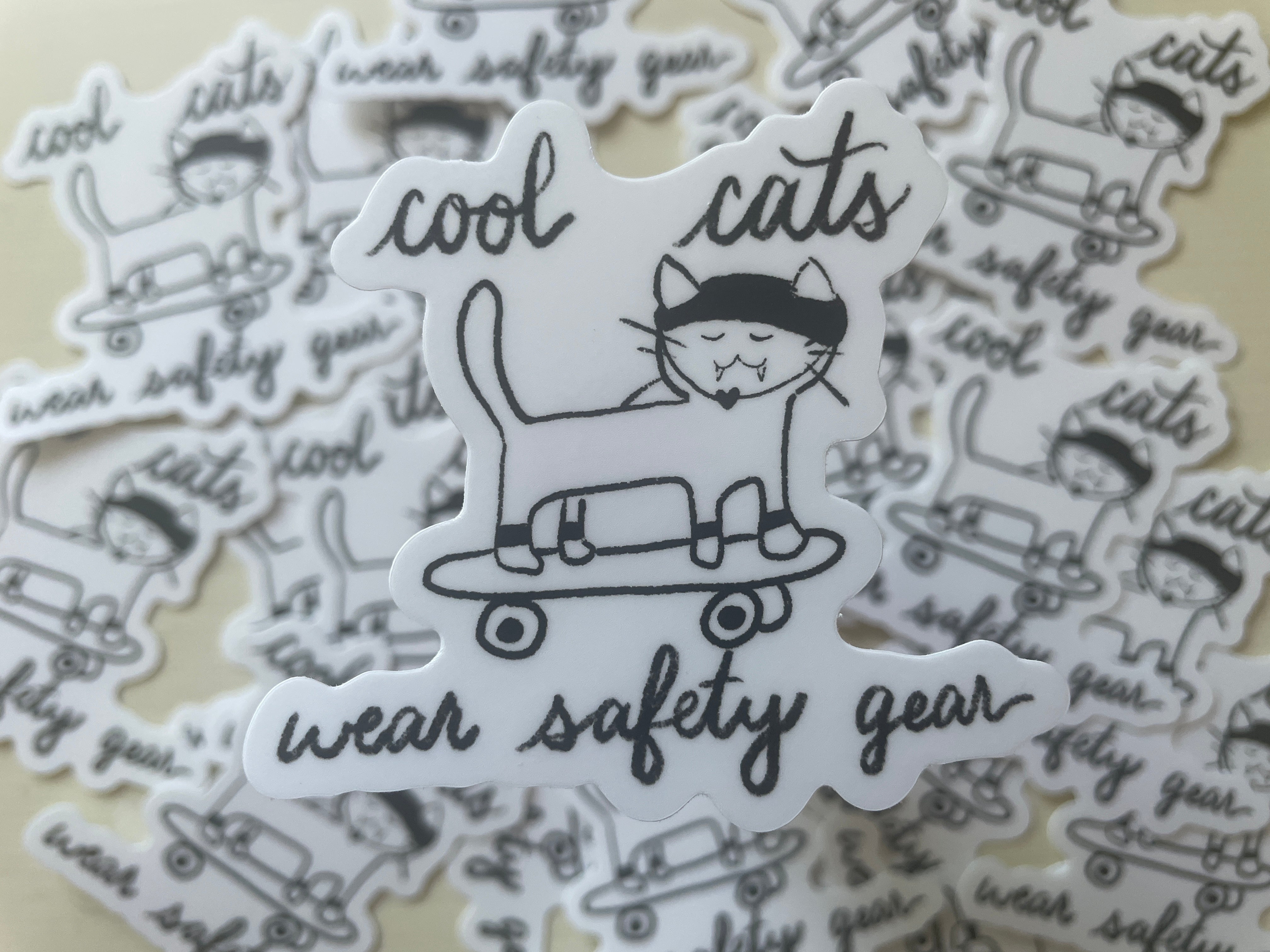 Cool Cats Sticker – emoopossumcrafts